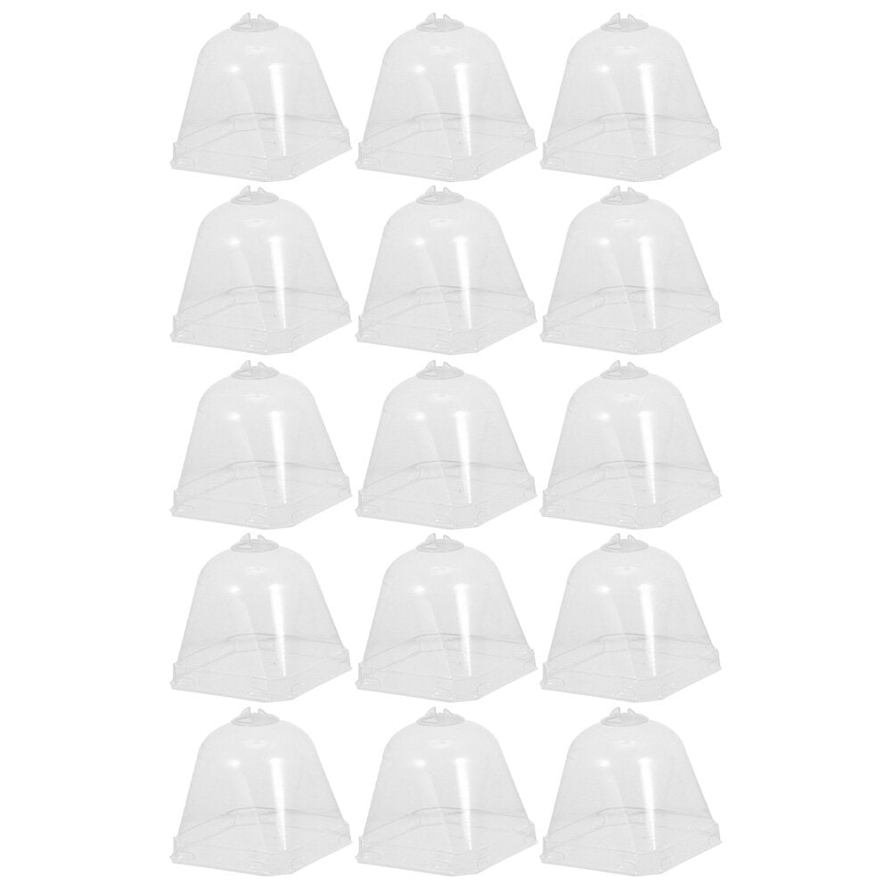 2 PCS Flower Pot Seedling Cover Greenhouse Covers The Bell Jar ...