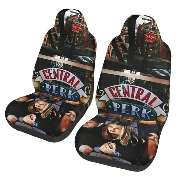 2 PCS Friend TV Show Car Seat Covers Cartoon Car Interior Seat ...