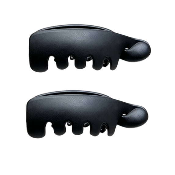 2 PCS Frosted Hair Claw Clip For Thin Hair Women Banana Shape Secure ...