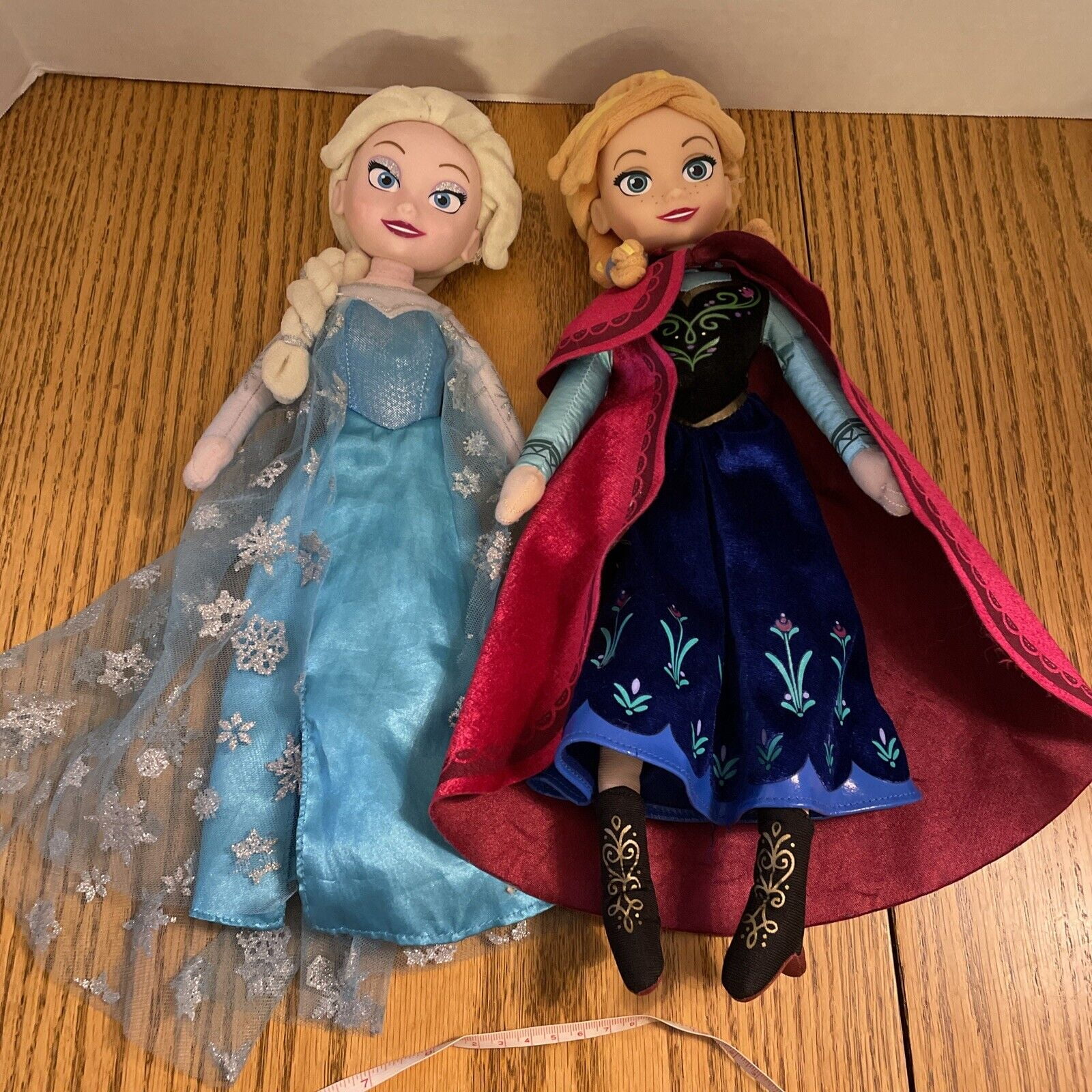 2 PCS Frozen 16" Elsa and Anna Doll Plush Stuffed Animals, Creative ...