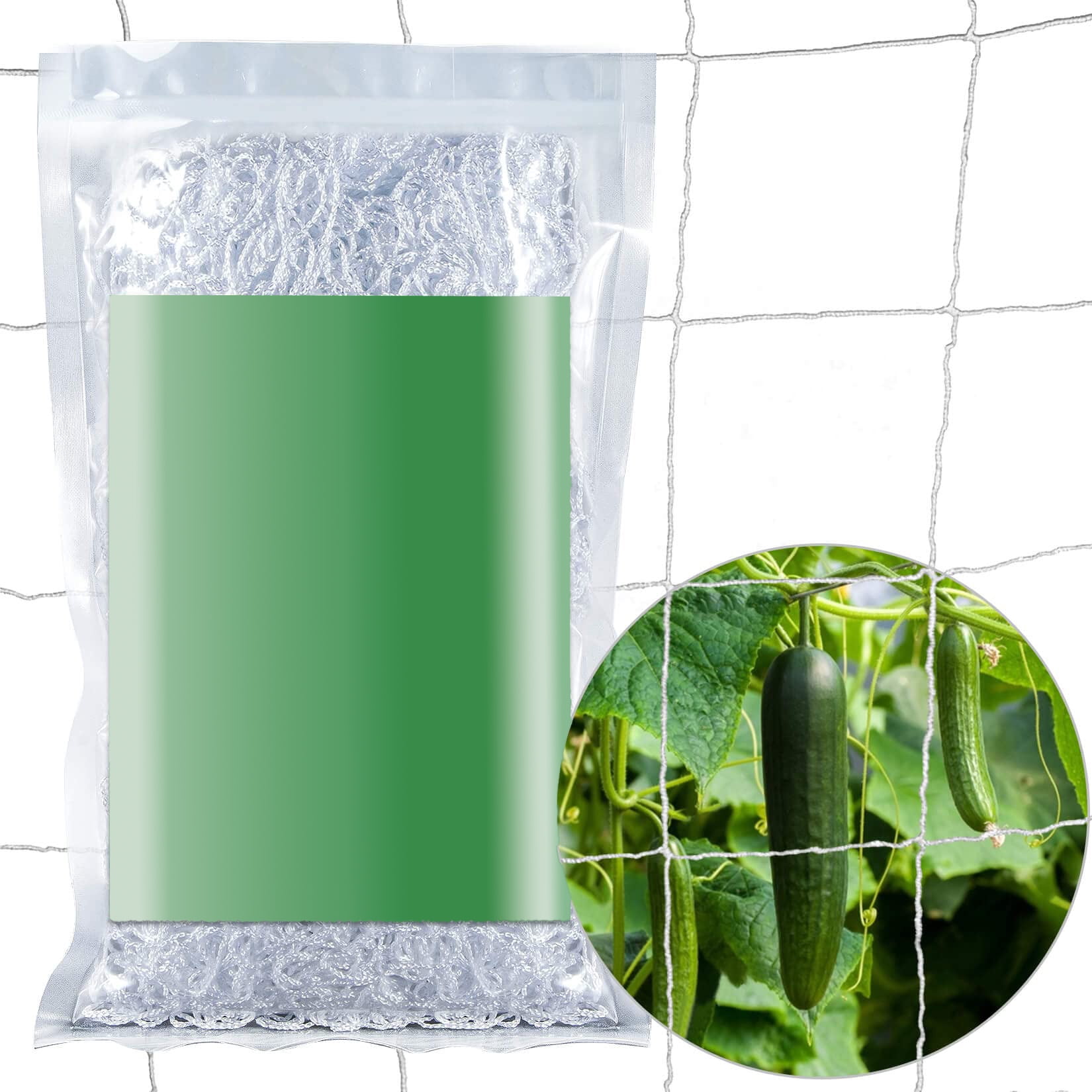 2 PCS Garden Mesh Netting 5x15 Ft, Polyester Trellis for Climbing ...