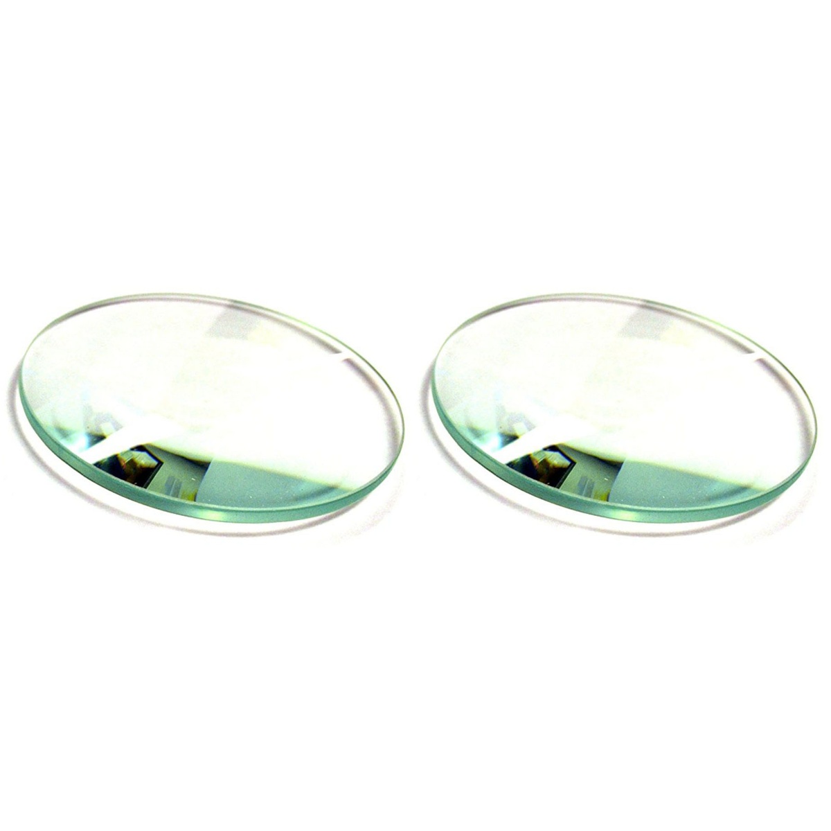 2 PCS Glass Lens Double-Convex Bi-Convex Acrylic Ground Edges ...
