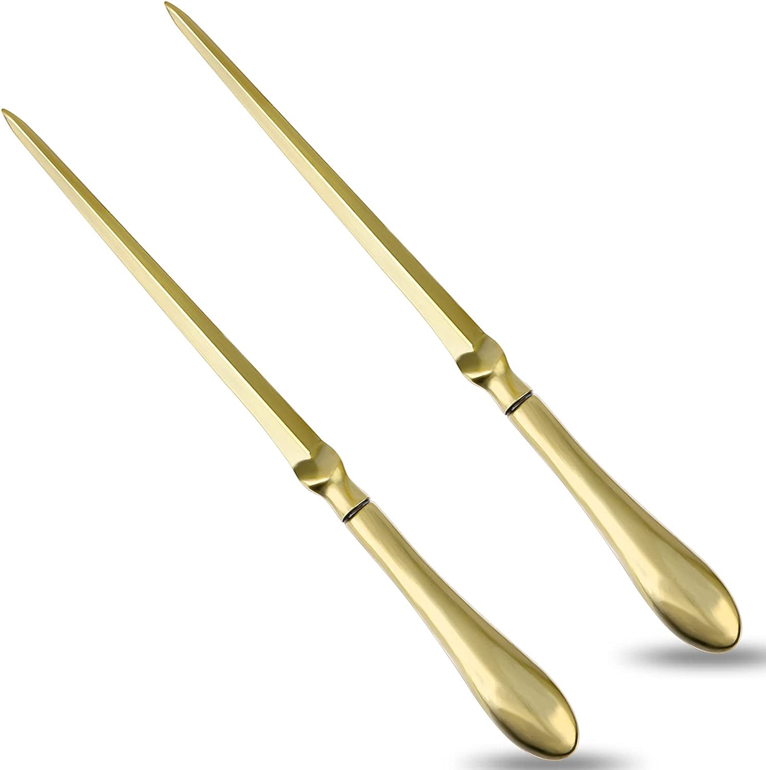 2 PCS Golden Letter Opener Metal Envelope Opener,Letter Opener Paper ...