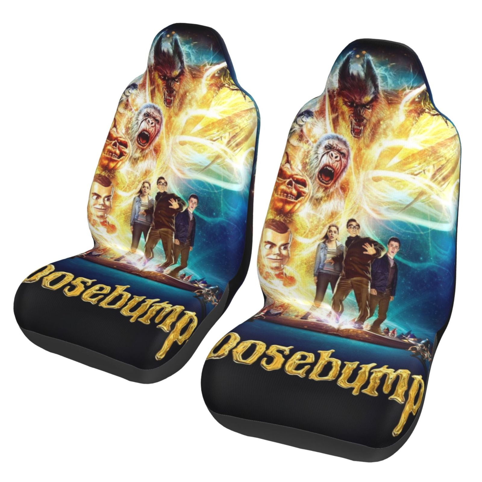 2 PCS Goosebu-,Mp Car Seat Covers Cartoon Car Interior Seat Accessories ...