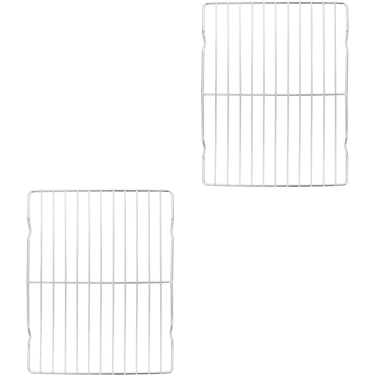 2 PCS Griddle Pan Non Stick Fry Wire Cake Rack Oven Grill Bread ...