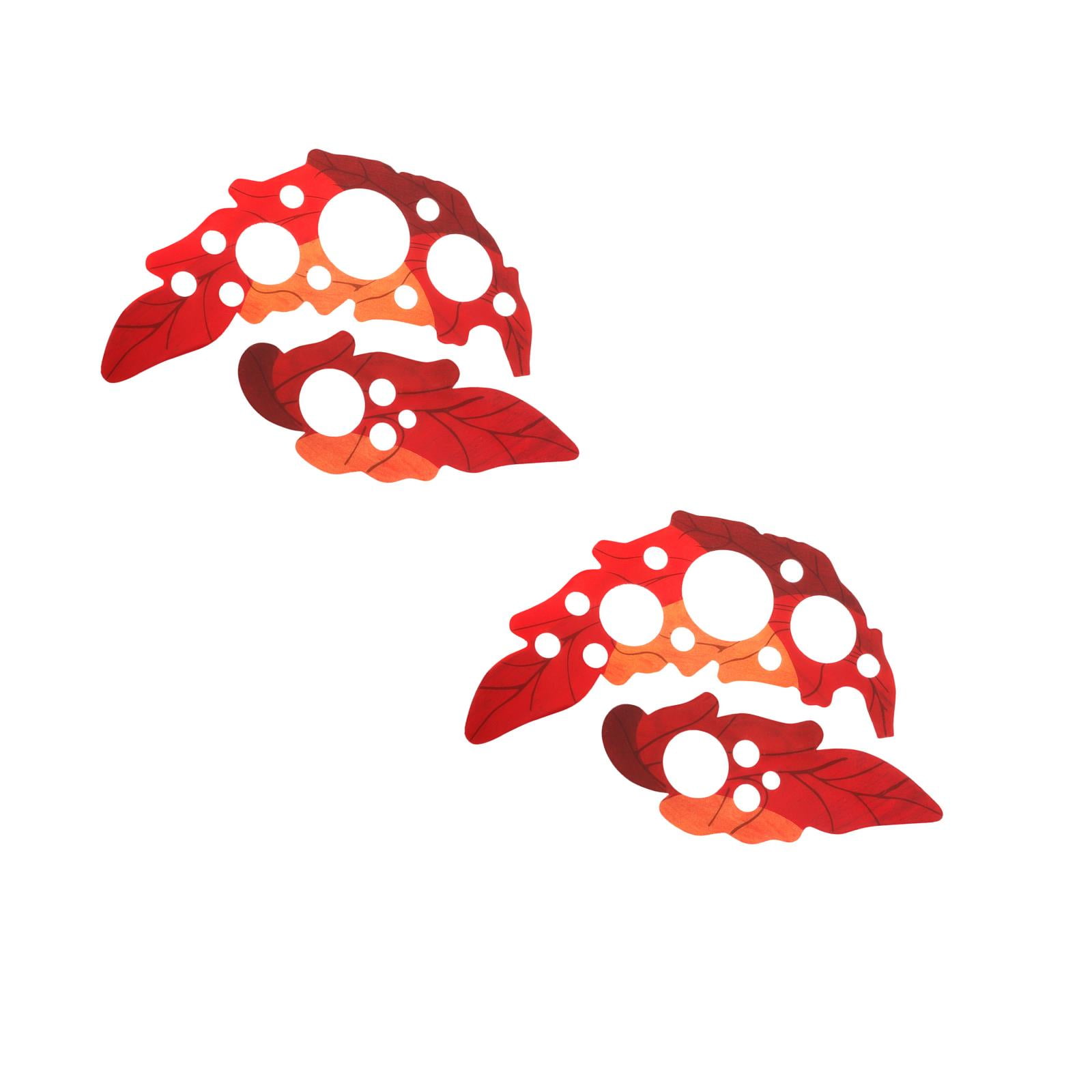 2 PCS Guitar Sound Hole Guard Sticker Pick Necklace Decal Red - Walmart.com