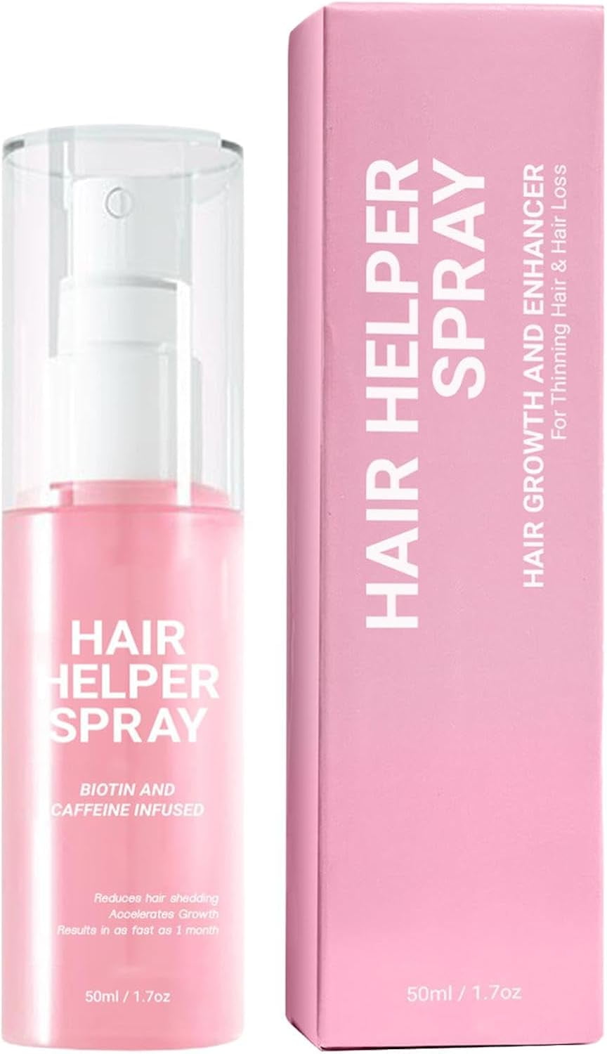 2 PCS Natural Hair Growth Oil |Hair Helper Spray - 50ml Hair Growth ...