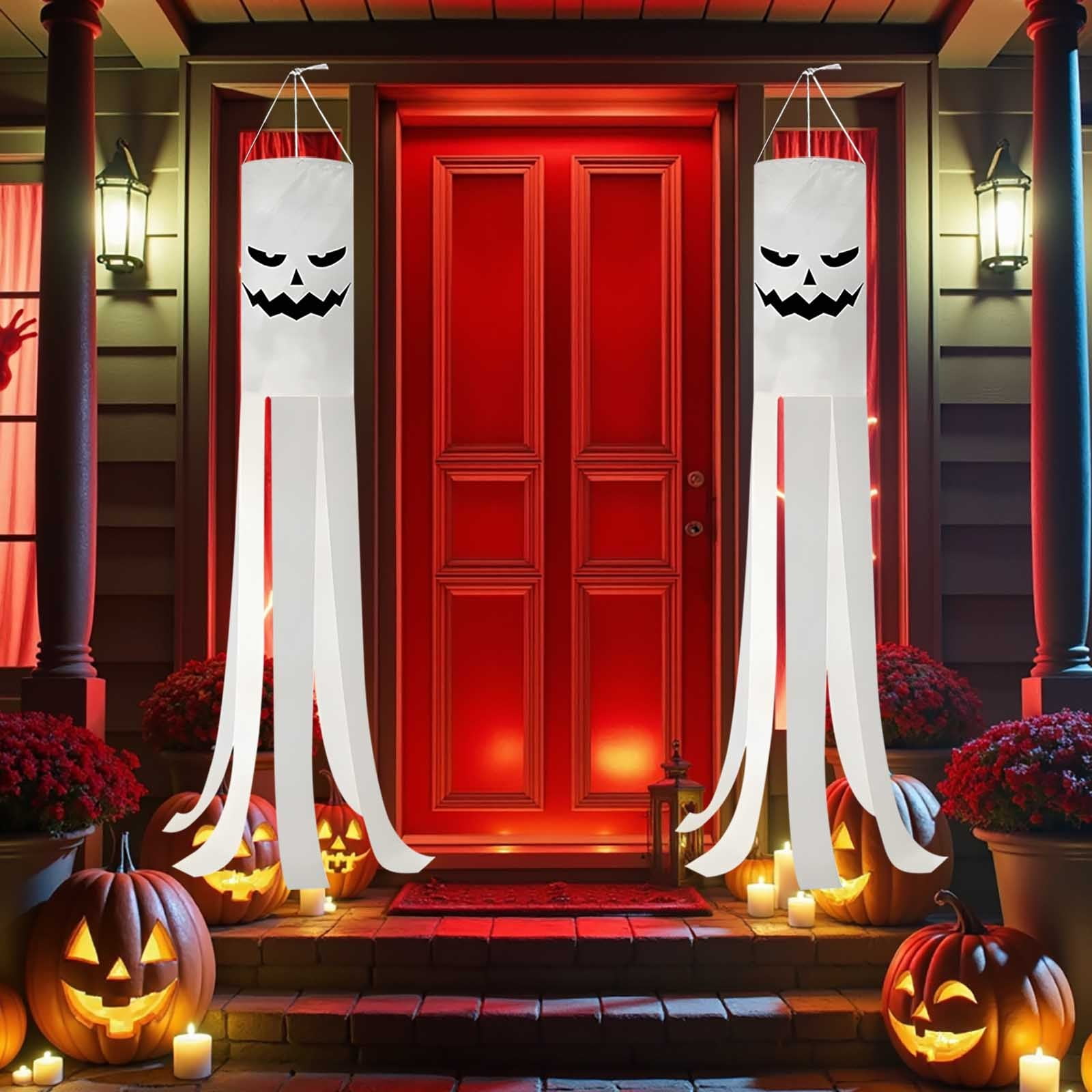 2 PCS Halloween Decorations Outdoor Scary Halloween Flying Ghost ...