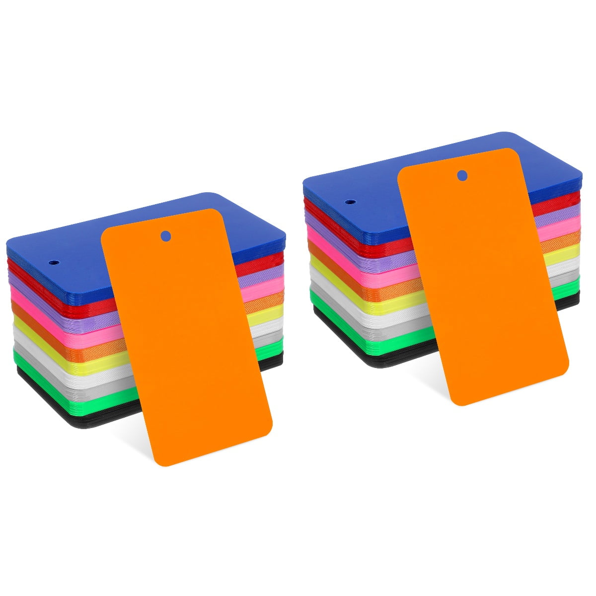 2 PCS Hanging Flags Labels DIY Bookmark Colorful Shipping Tags ...