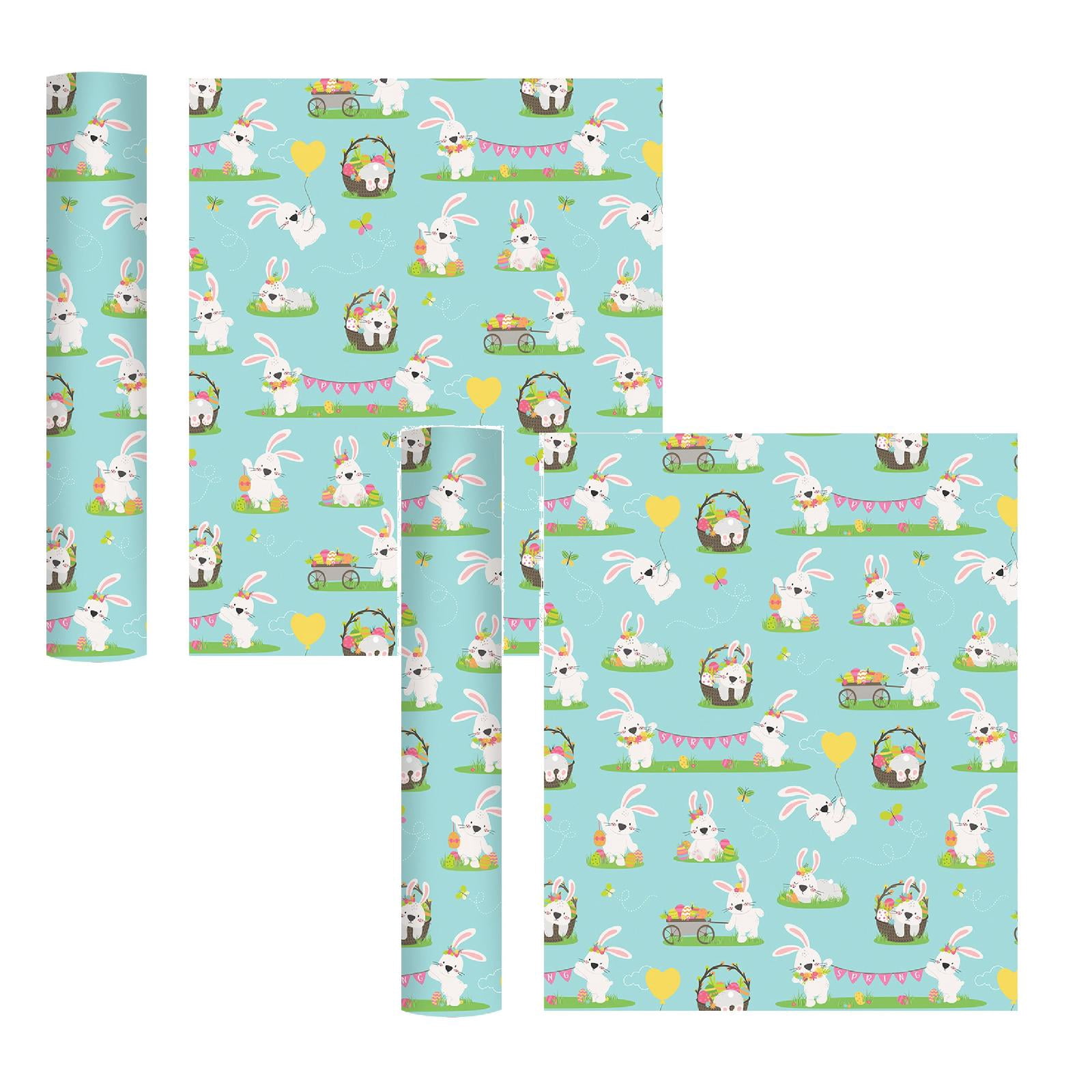 2 PCS Happy Easter Day Heat Transfer Vinyl HTV Iron On Vinyl Bundle ...