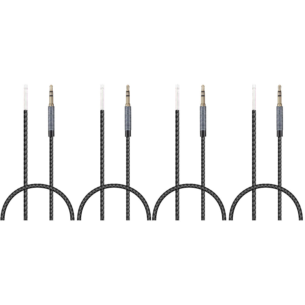 2 PCS Headphone Audio Jack Adaptor Headphones Splitter - Walmart.com