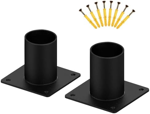 2 PCS Heavy-Duty Mounting Post Light Adapter, 3 Inch Outdoor Pier Mount ...