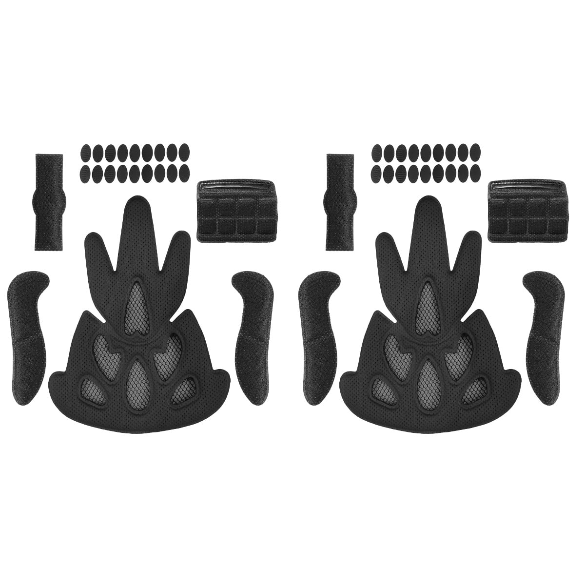 2 PCS Helmet Liner Kit Motor Bike Padding Kits Insert Replacement ...