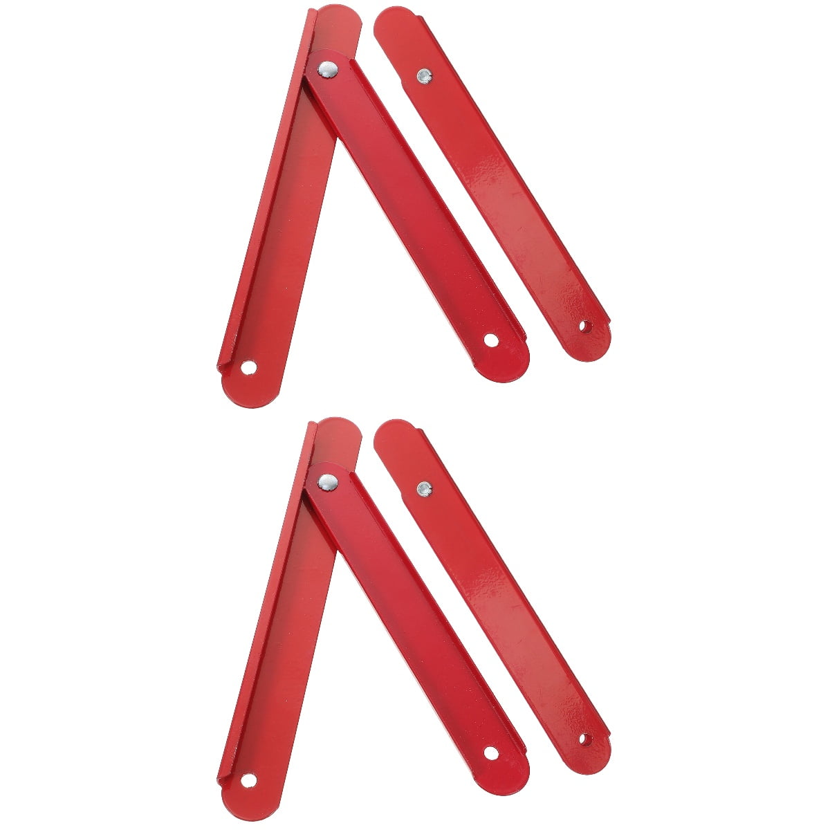 2 PCS Hinge Spreader Repair Folding Ladder Heavy Duty Hooks Red ...