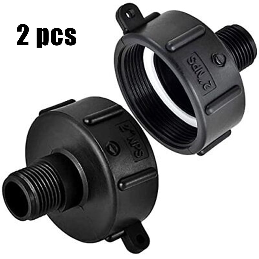 2 PCS Ibc Tote Tank Adapter for Garden Hose, Drain Plug Connector, 275 ...