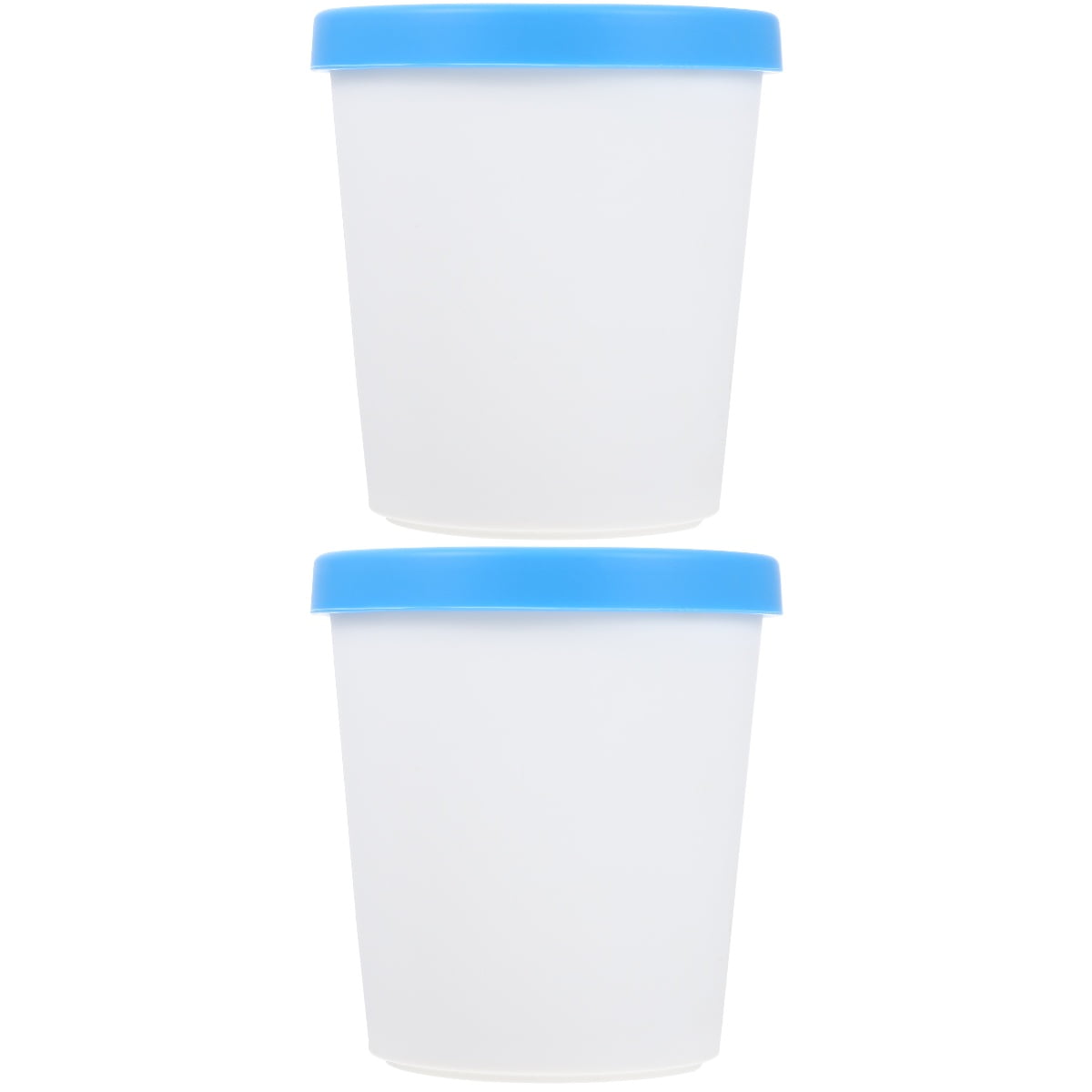 2 PCS Ice Cream Bucket Container Tub Dessert Storage Cups Containers ...