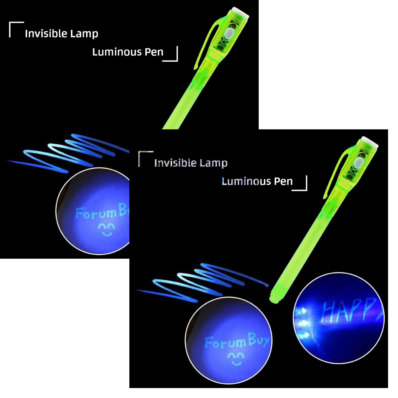 2 PCS Ink Fun Color Stick Ink Colorless Words Hidden Words Graffiti ...