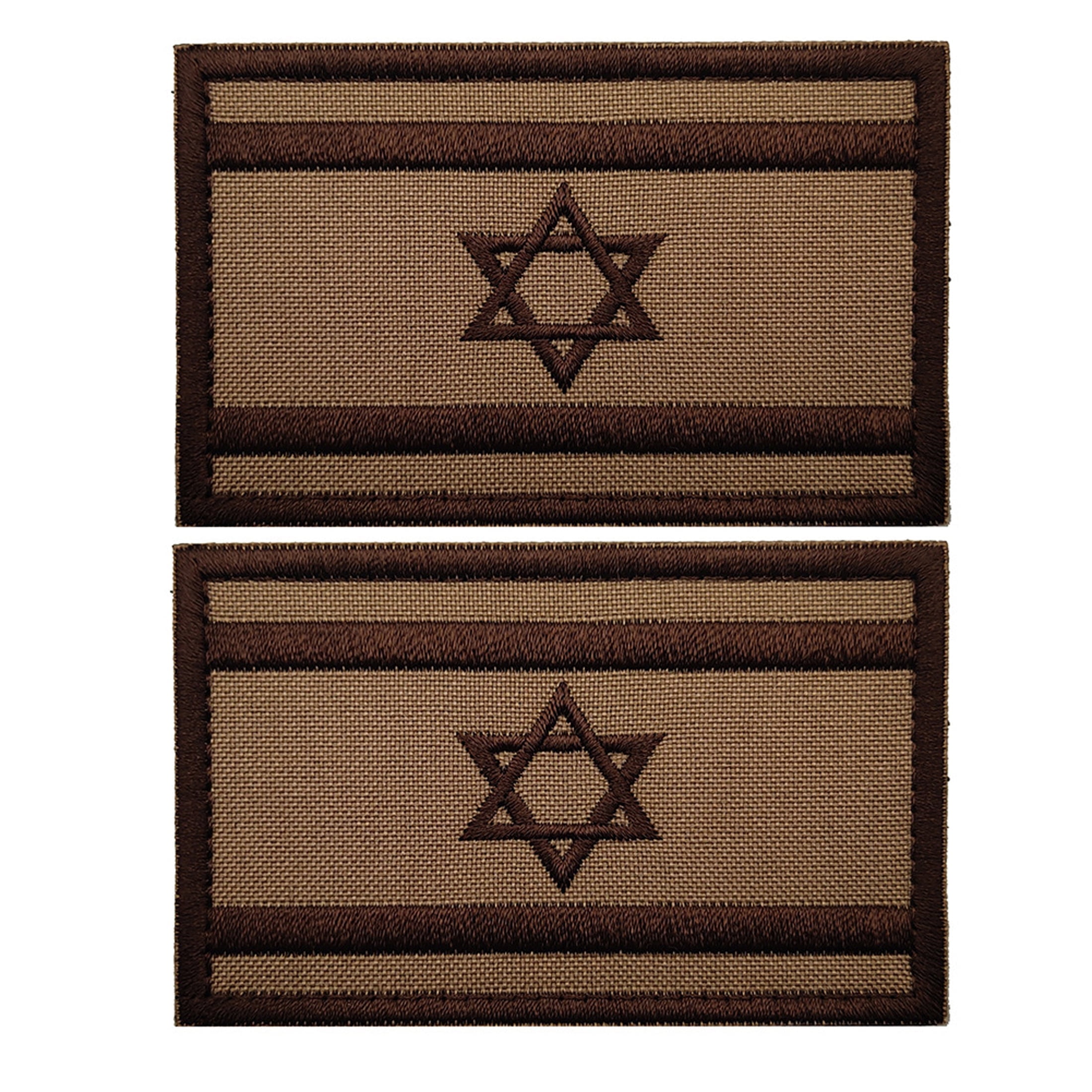 2 PCS Israel Flag Patch Sew on Embroidery Tactical Israeli IL Badges ...