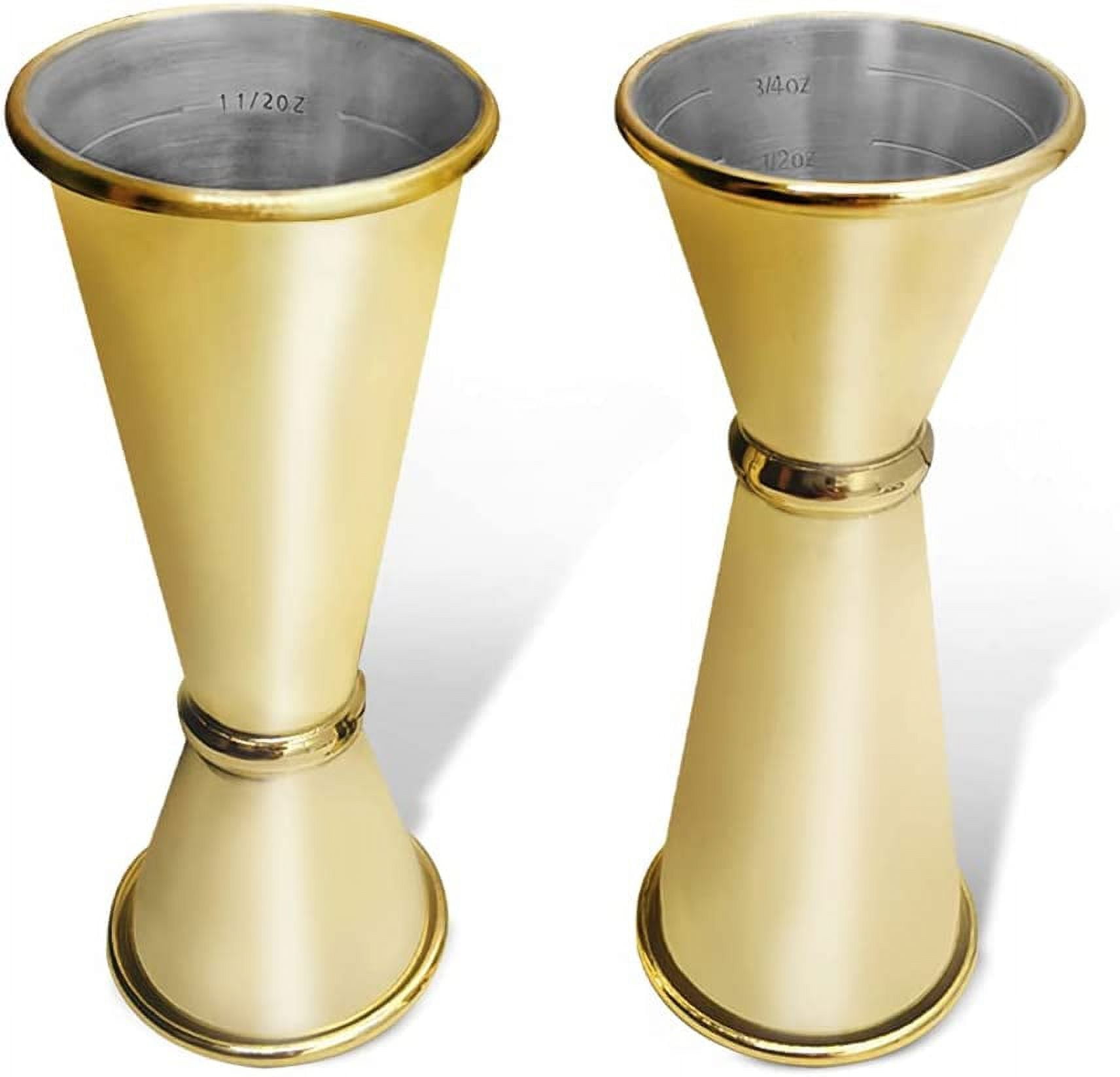 2 PCS Japanese Style Double Jigger, SourceTon 1oz / 2oz Stainless Steel ...