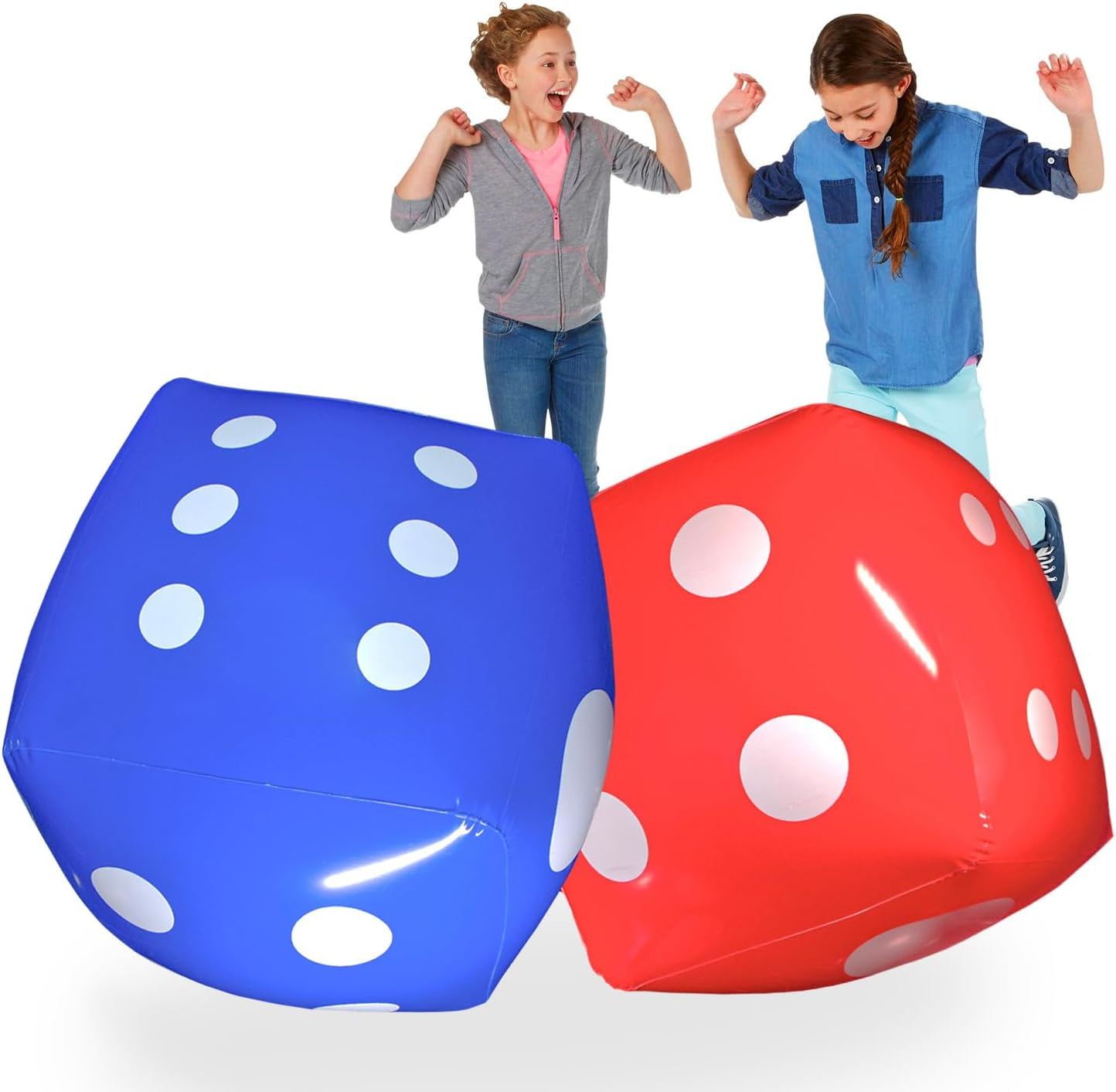 Novelty Place 16" Inflatable Dice Jumbo Pool Toys & Floats, 2 Piece ...