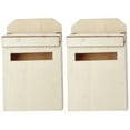 2 PCS Kids Play House Toy Mini Mailboxes for Model Miniature Furniture ...