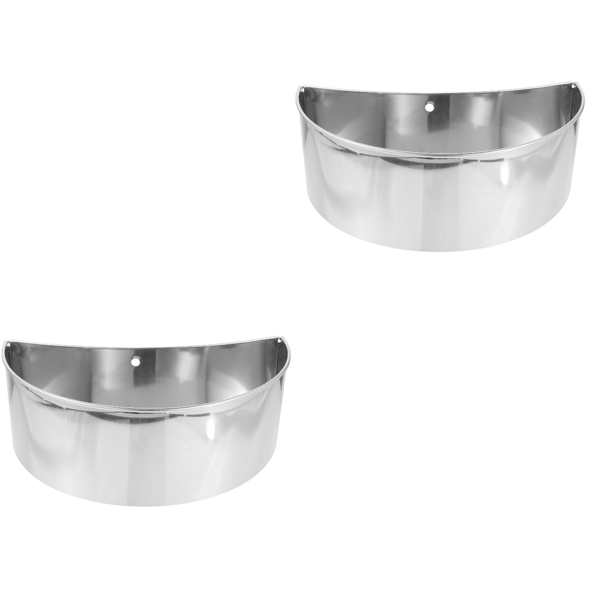 2 PCS Kitchen Cabinets Cutting Board Trash Container Mini Stainless ...