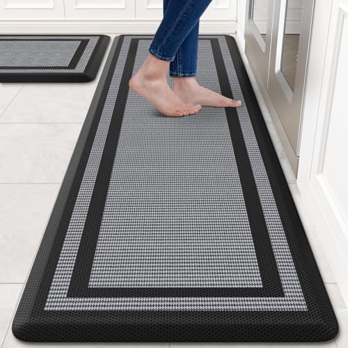 [2 PCS Kitchen Rugs Cushioned Anti-Fatigue Kitchen Mats for Floor ...