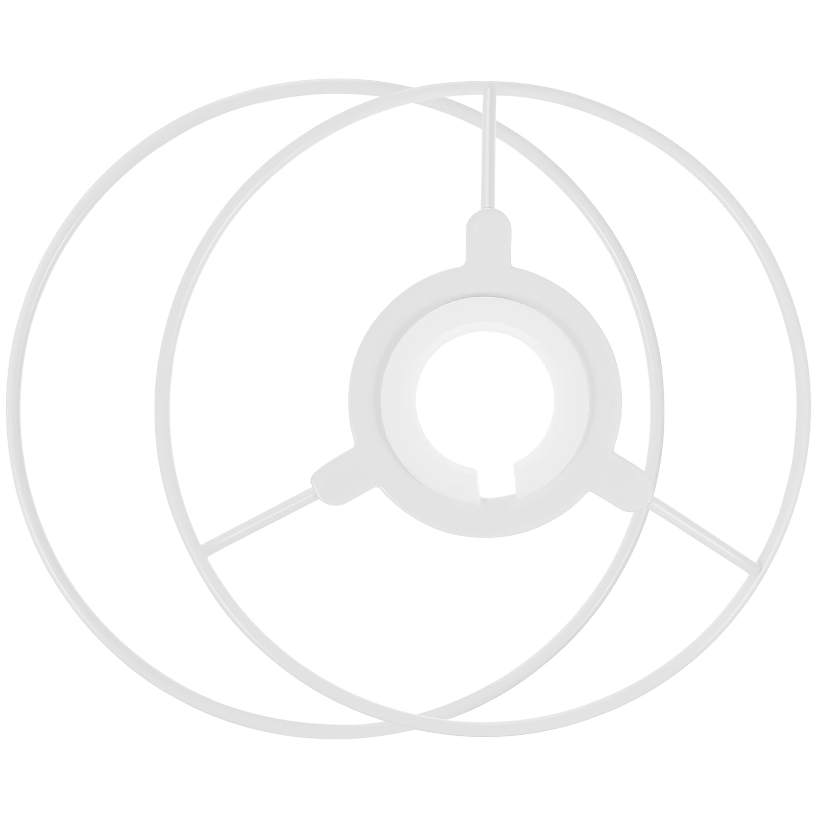 2 PCS Lampshade Ring Sets of Racks An Fittings Metal Accessory Frame ...