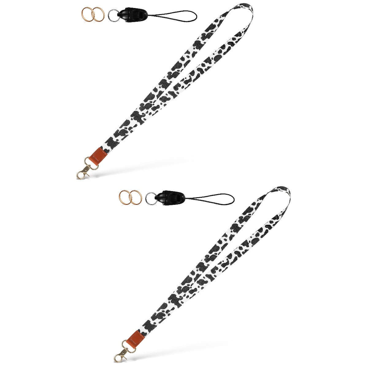 2 PCS Lanyard Lanyards Keychains Breakaway for Neck Wrist Miss ...