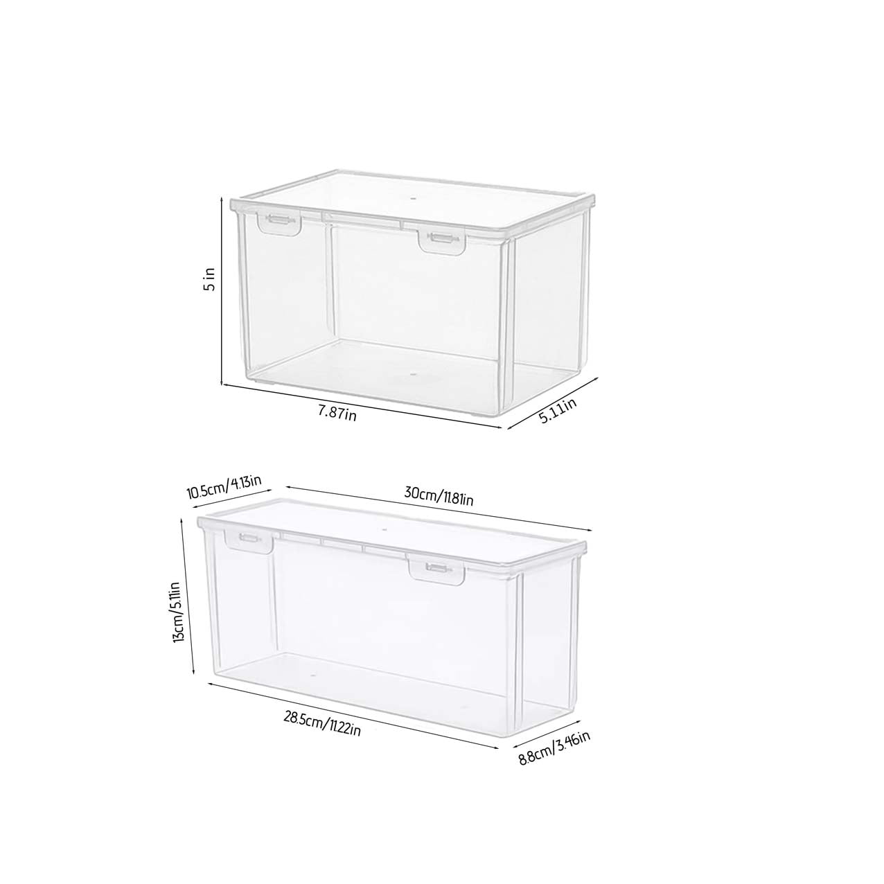 2 PCS Large Bread Box for Kitchen Countertop, Airtight Bread Storage ...