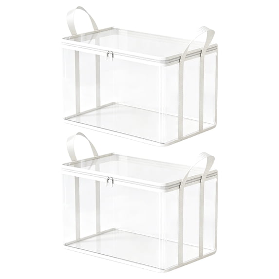 2 PCS Large Heavy Duty Moving Bags - Waterproof Storage Totes with ...