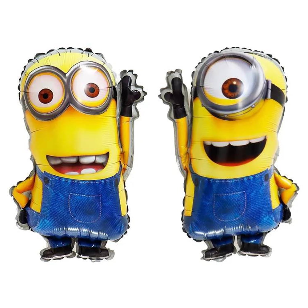 2 Pcs Large Me Balloons Dave Balloons Stuart Balloons Phil Balloon Foil Minions Balloon Birthday