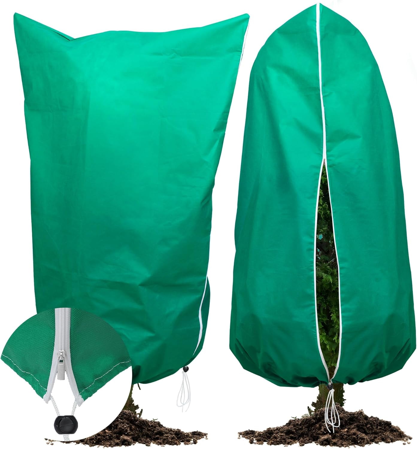 2 PCS Large Plant Covers Freeze Protection, Winter Frost Protection ...
