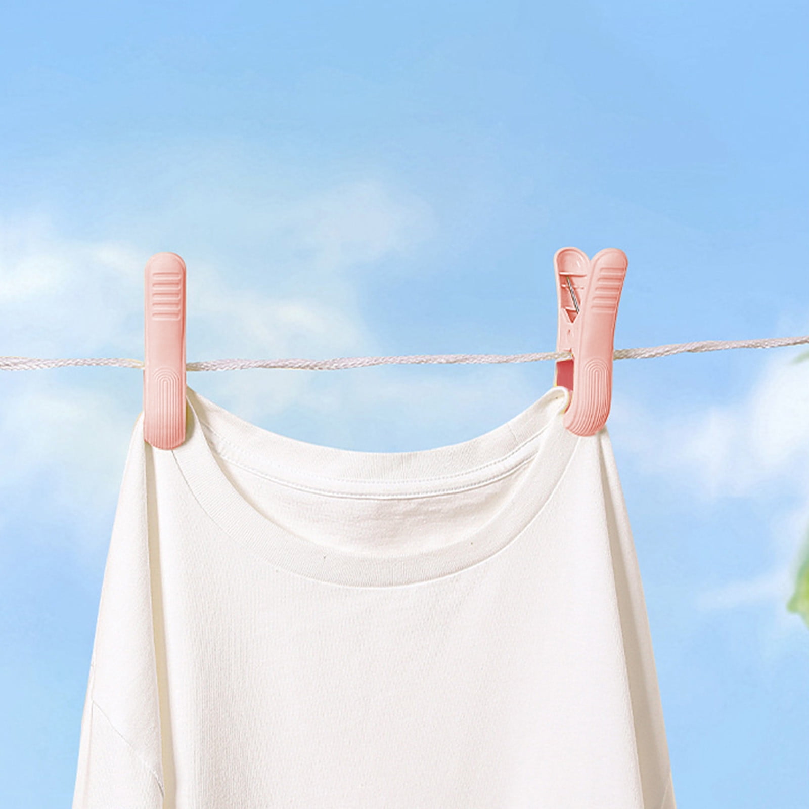 2 PCS Large Windproof Clothespins Heavy Duty Plastic Beach Towel Clips ...