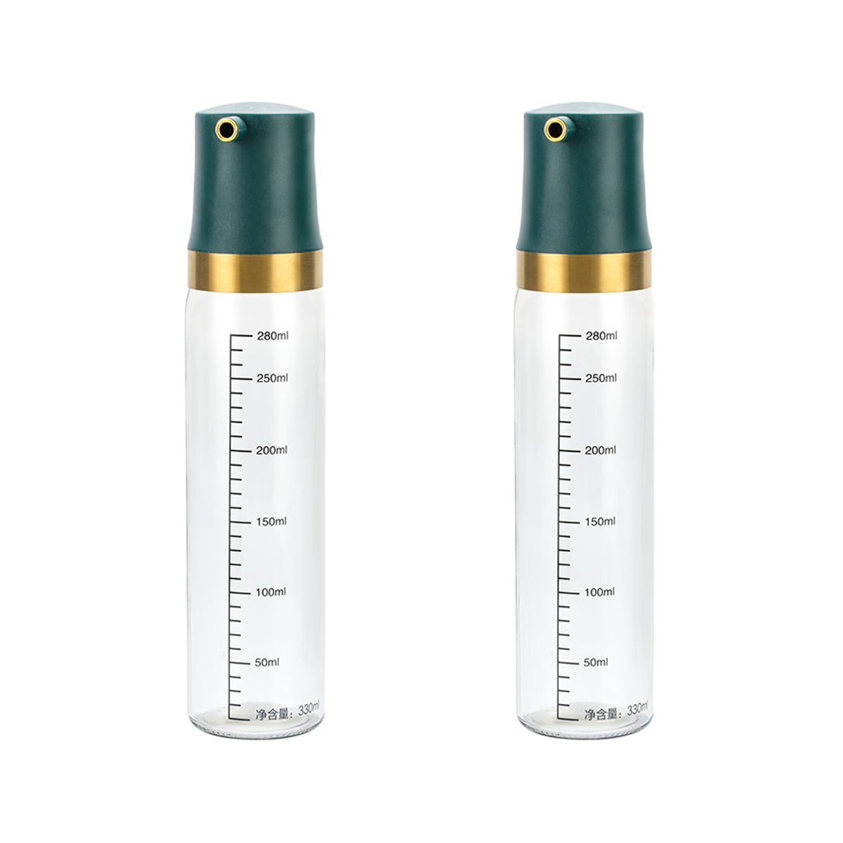 2 PCS Lecythus Glass Pour Bottle Dressing Container Soy Sauce Pp ...