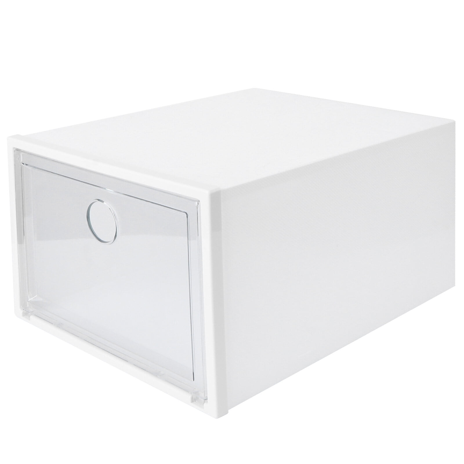 2 Pieces Plastic Transparent Shoe Box Wall Storage - Walmart.com