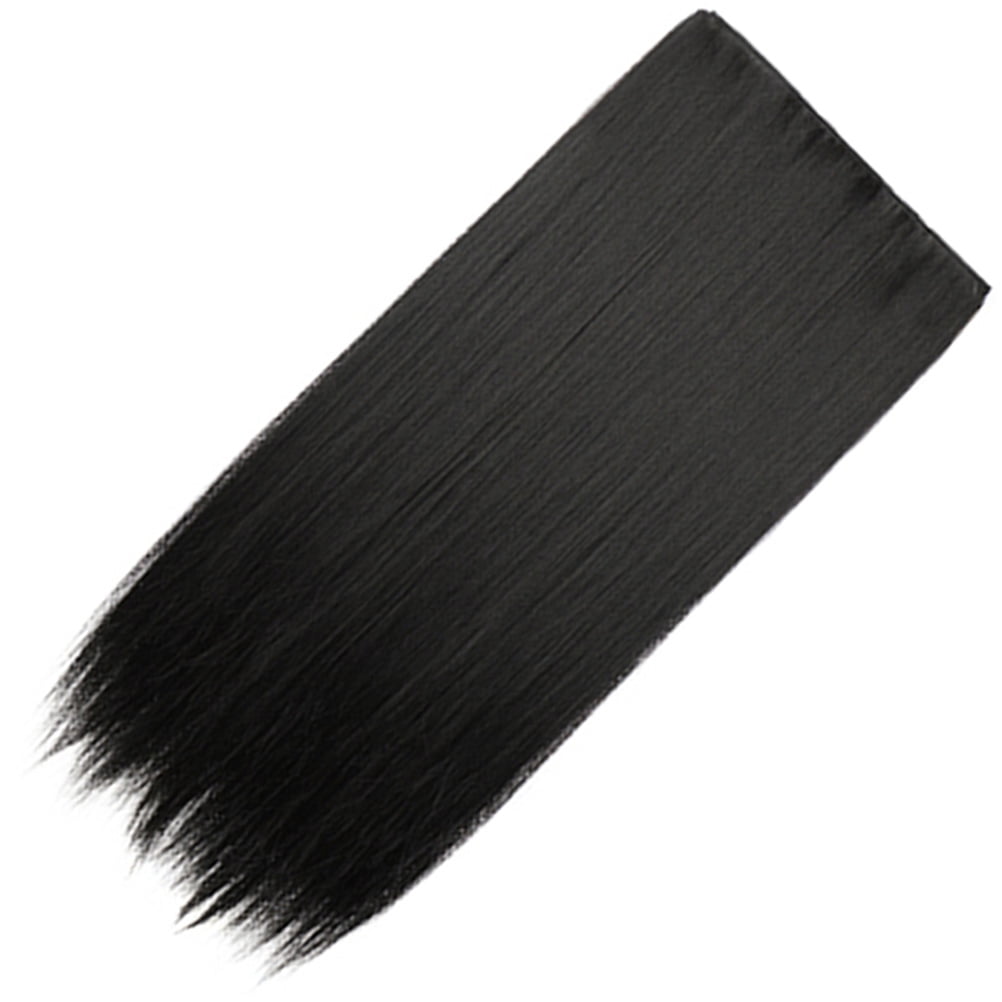 2 PCS Long Straight Hair Wig Extensions for Women Natural Wigs Real ...