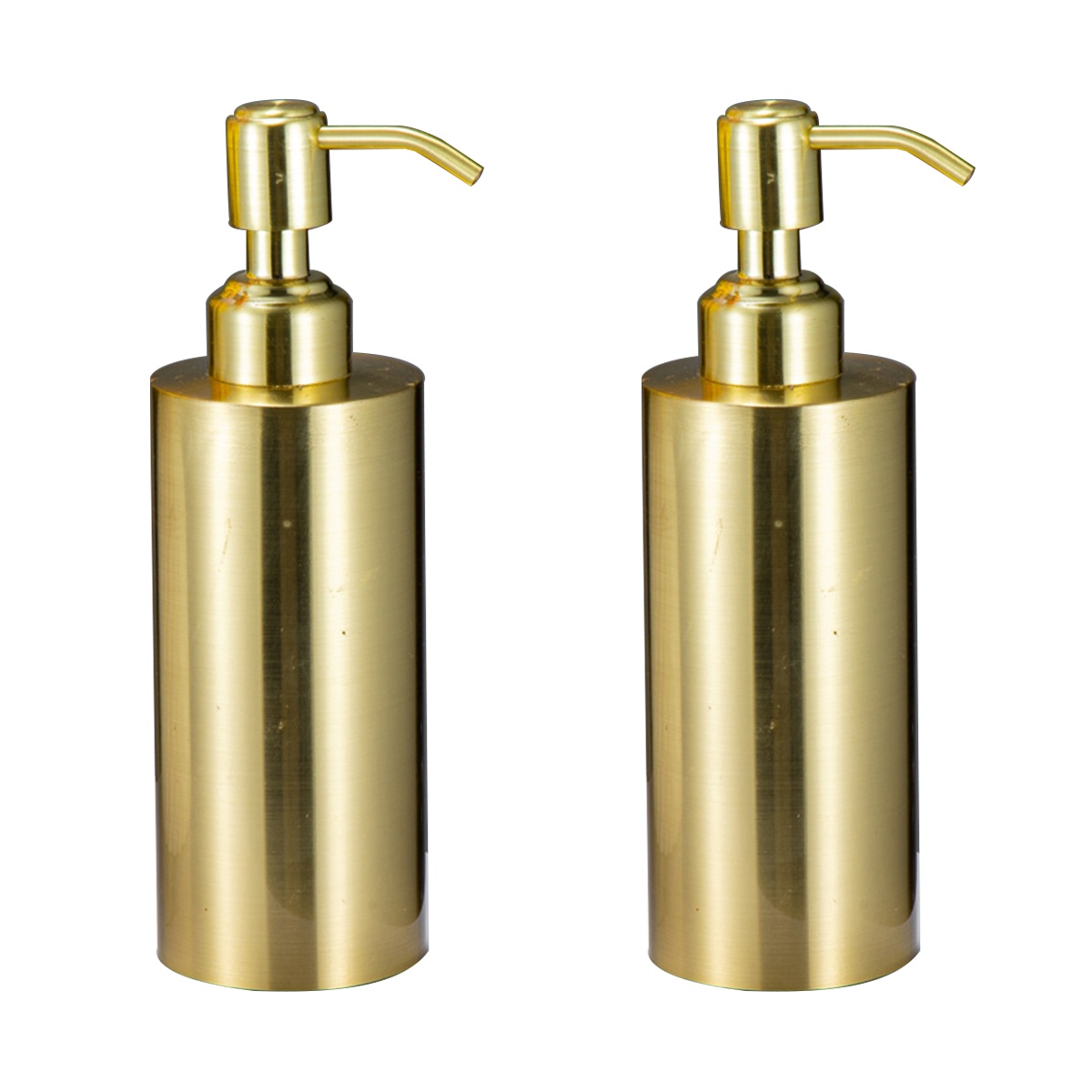 2 PCS Lotion Bottle Soap Hair Conditioner Stainless Steel Containers ...