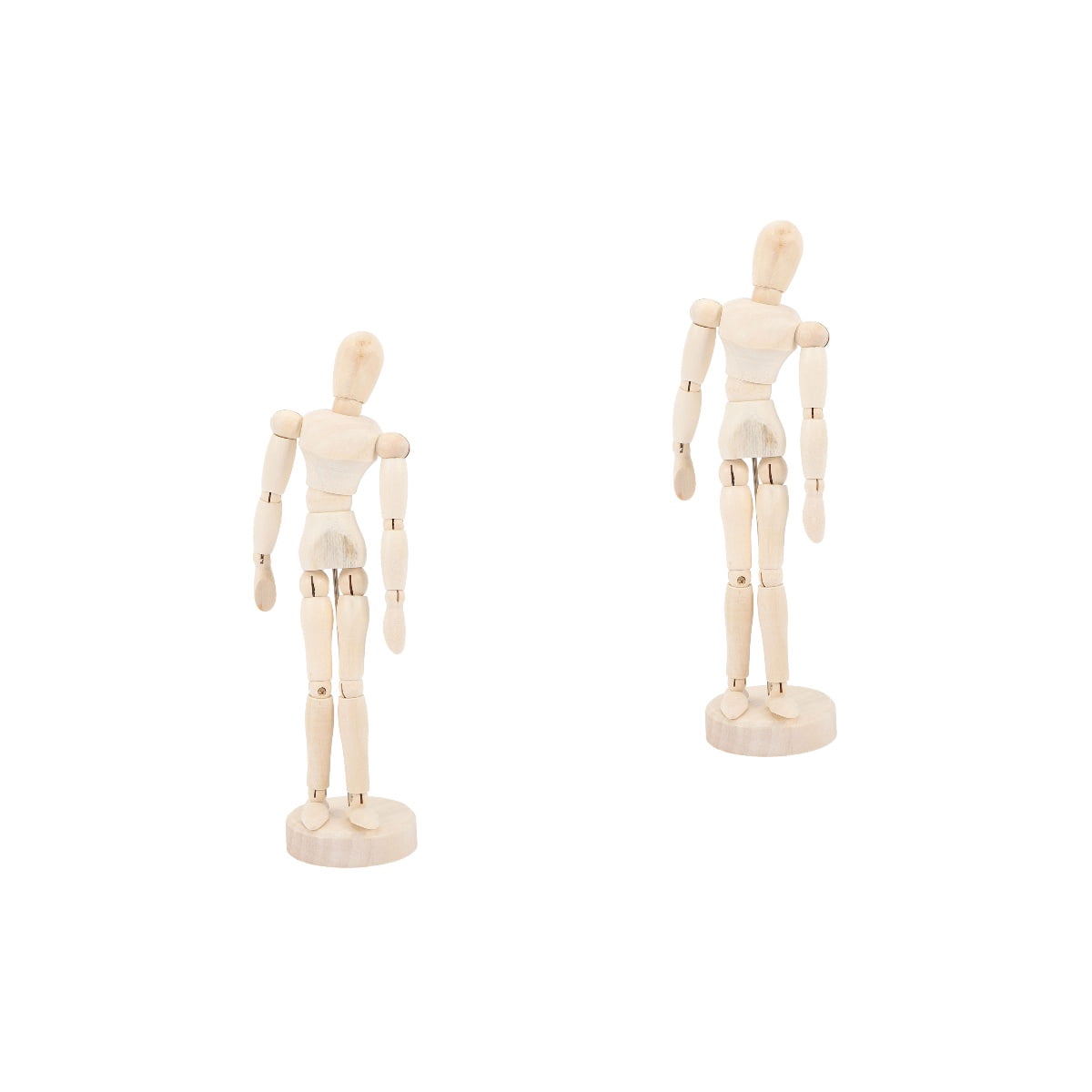 2 PCS Made Posing Figure Human Mannequin DIY Painting Model - Walmart.com