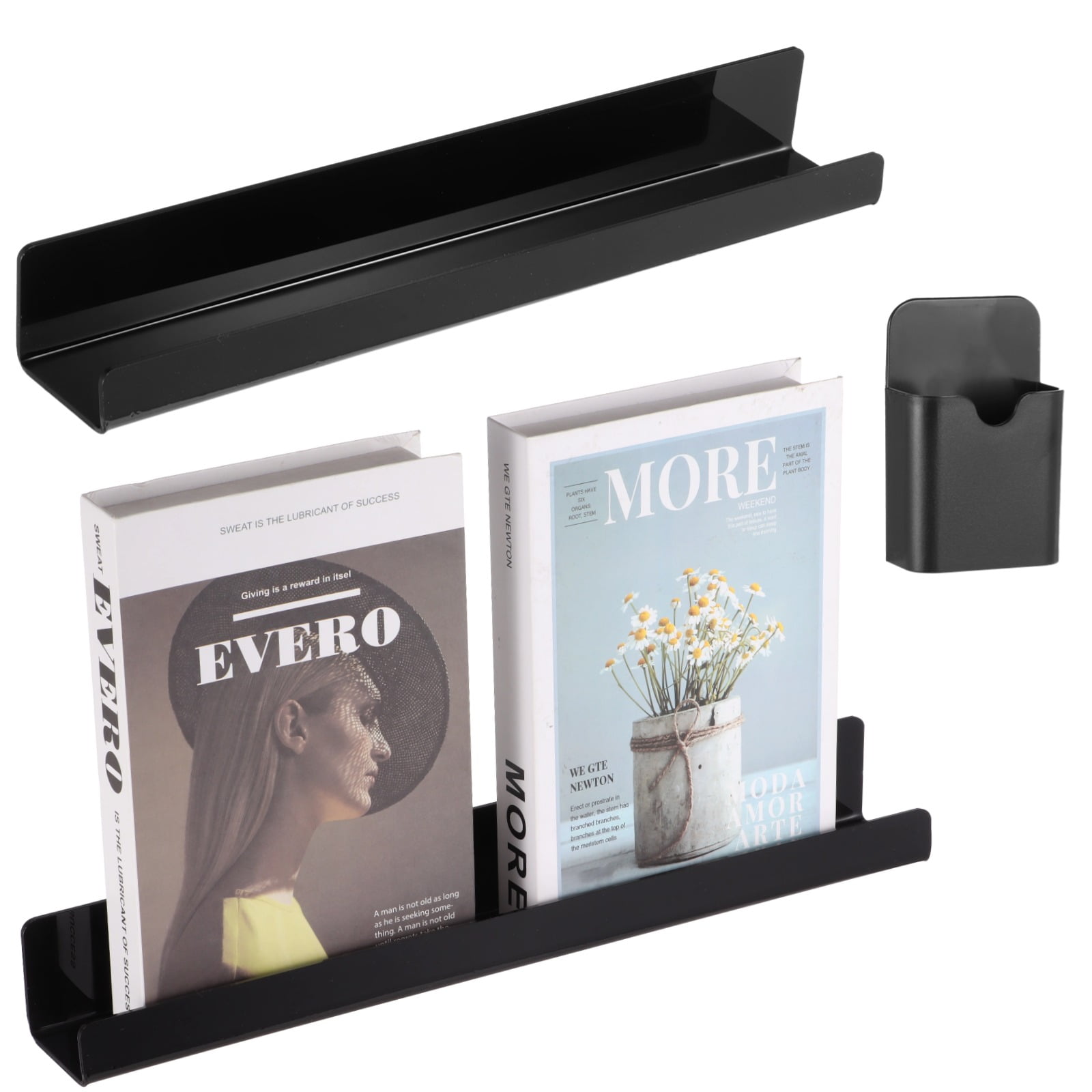 2 PCS Magnetic Book Shelves, Bookshelves for Whiteboard, Magnetic Shelf ...