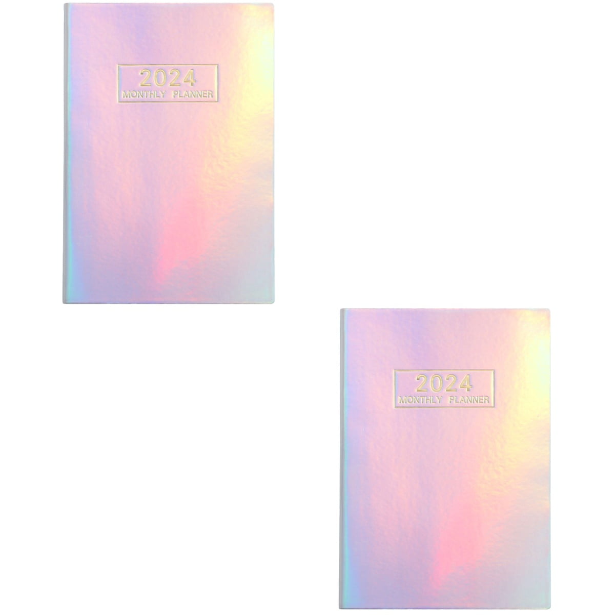 2 PCS Management Notebook Portable 2024 Planner Agenda Notepad Schedule ...