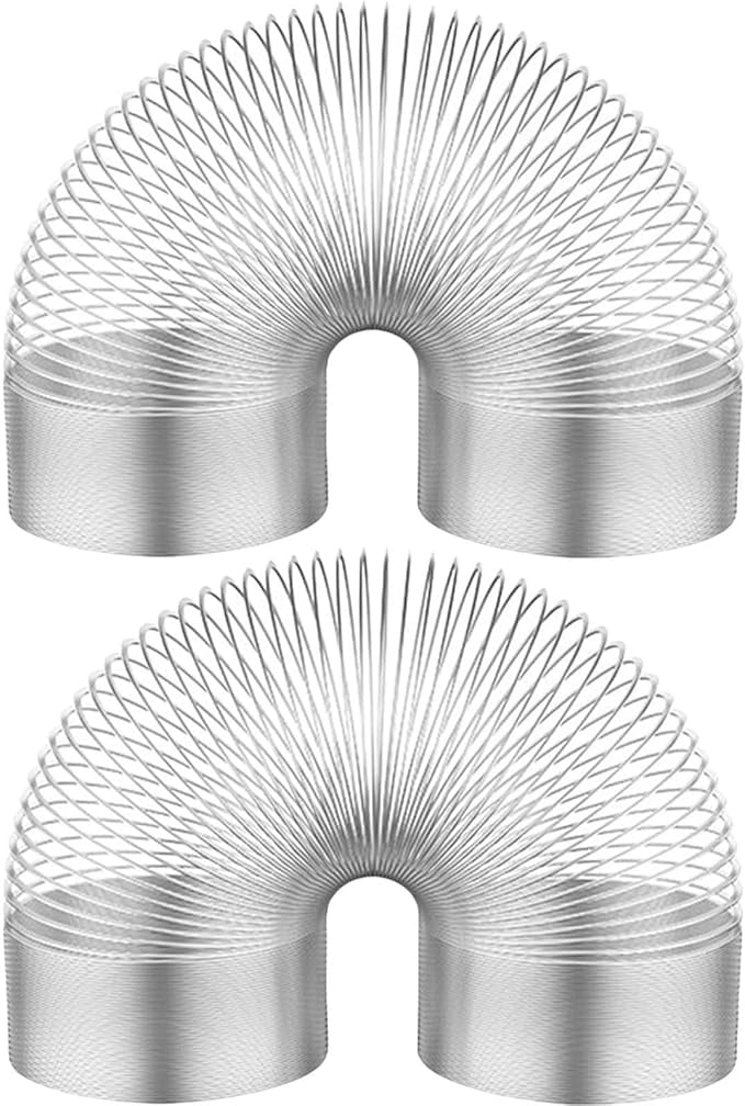 2 PCS Metal Squirrel Baffle, Squirrel Barrier Spring Coil Guard ...