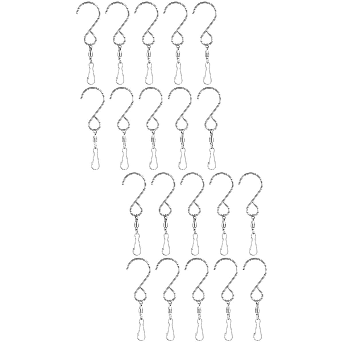 2 PCS Metal Wind-Turning Hook Flexible Hooks Multi-functional - Walmart.com