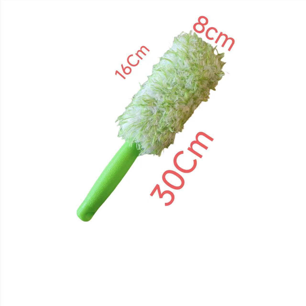 2 PCS Microfiber rag car brush wheel brush detachable wet and dry dual ...