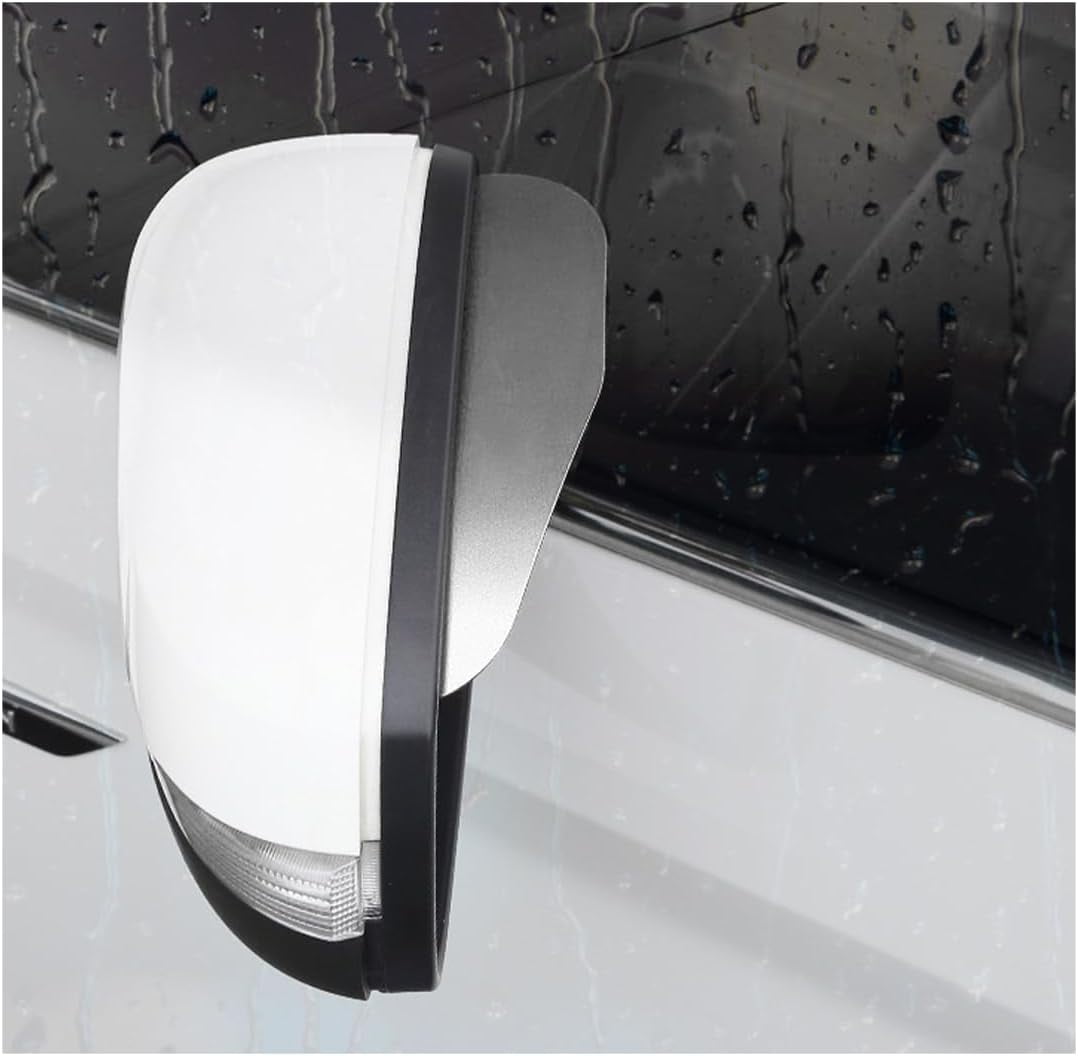 2 PCS Mirror Rain Visor Eyebrow, Waterproof PVC Auto Exterior Rear View ...