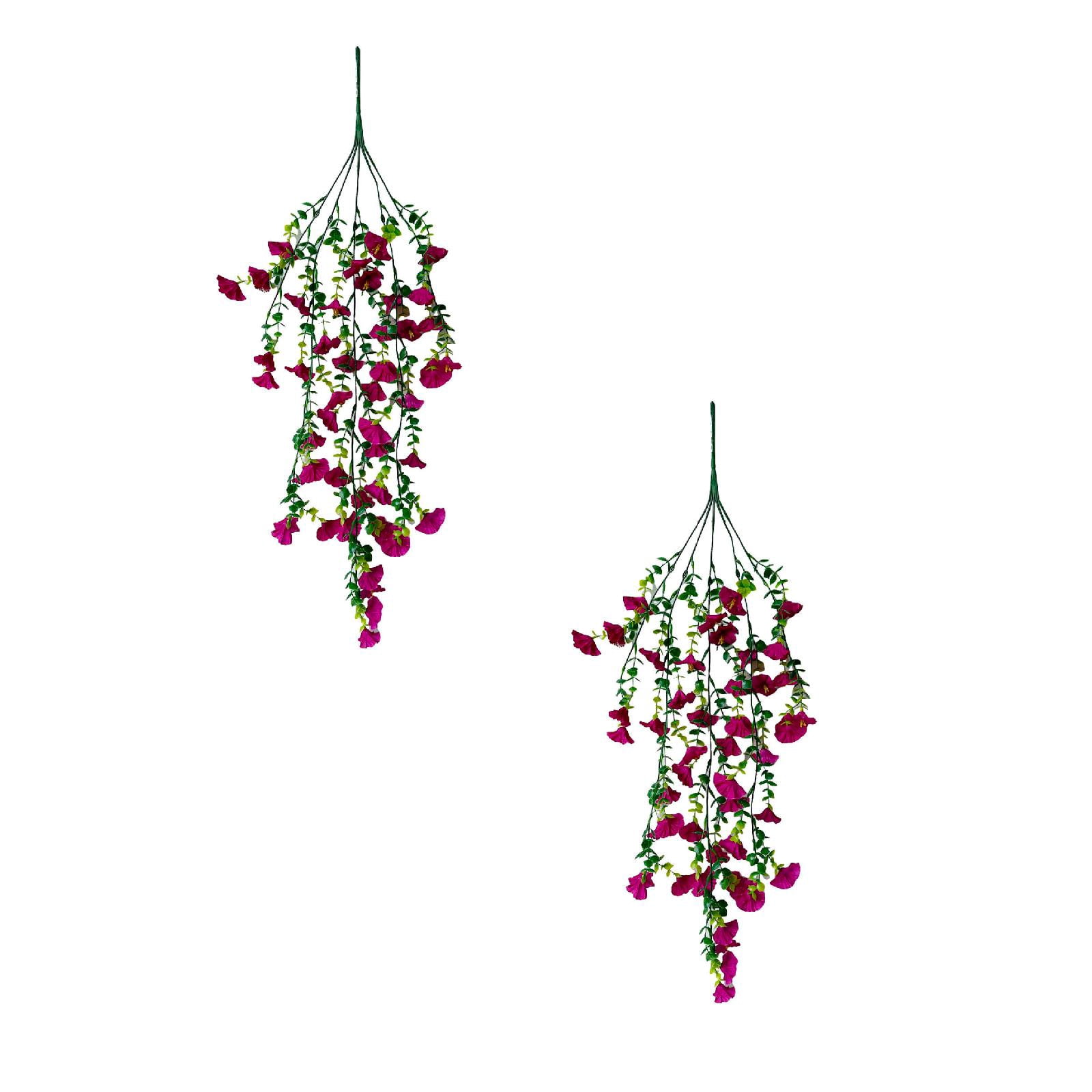 2 PCS Morning Glory Flowers for Spring Outdoor Indoor Hanging Door Wall ...