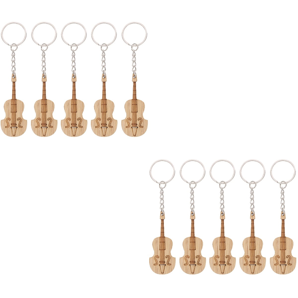 2 PCS Musical Instrument Keychain Lanyard Kielbasa Rings Man - Walmart.com