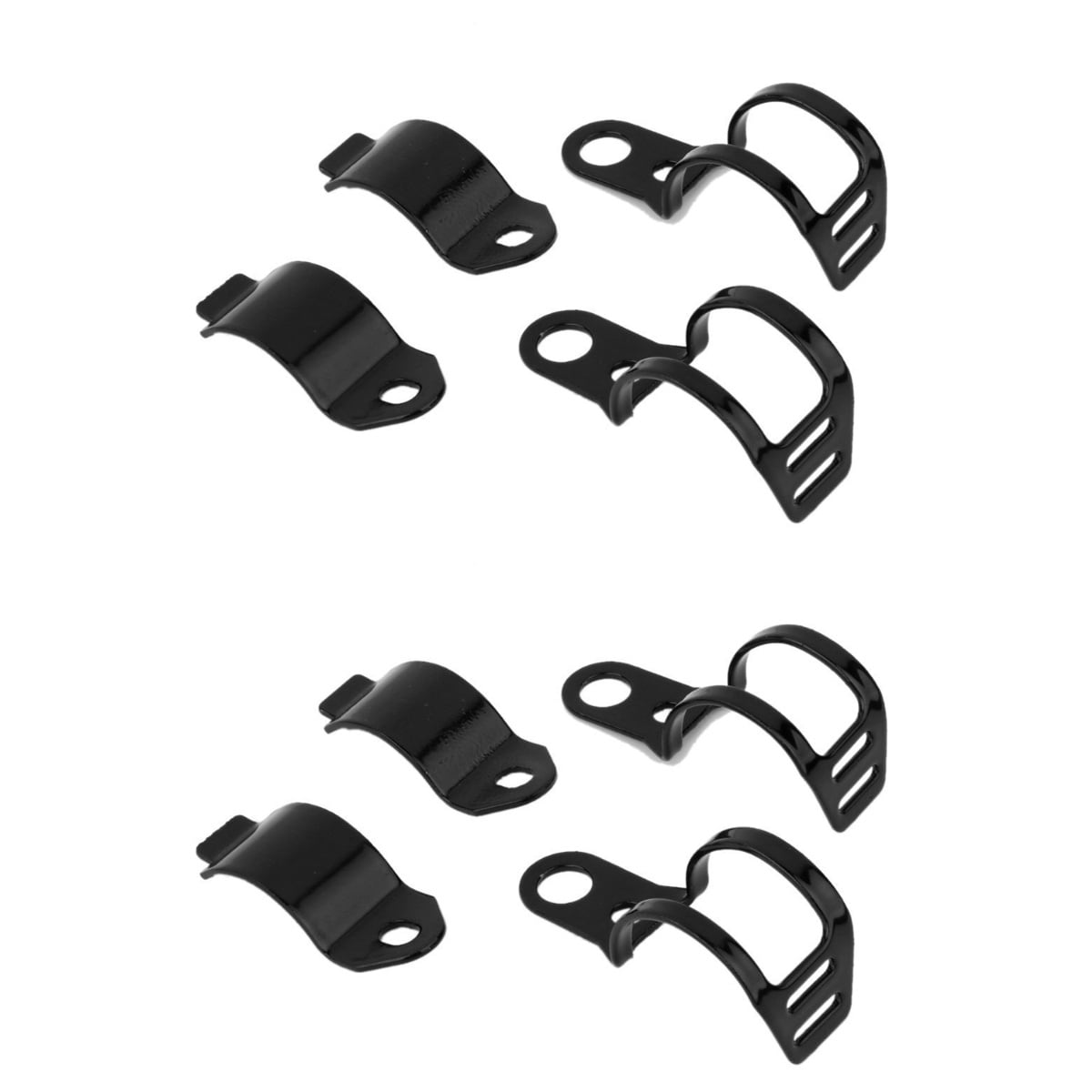 2 PCS Number Chopper Motorcycle Mount Motorcycle Mount Bracket Black ...