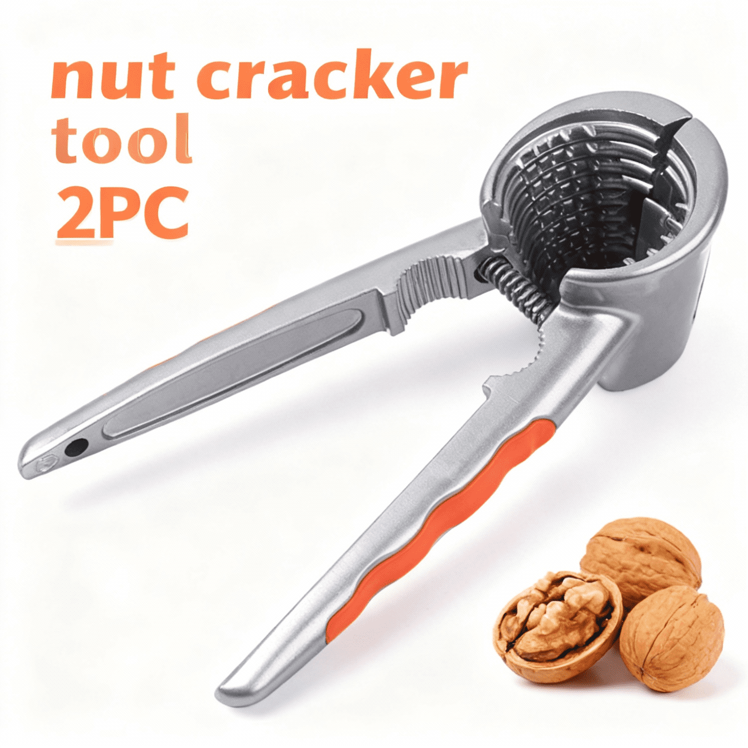 2 PCS Nutcracker for all nuts,Alloy Walnut and Nut Cracker,Perfect for ...