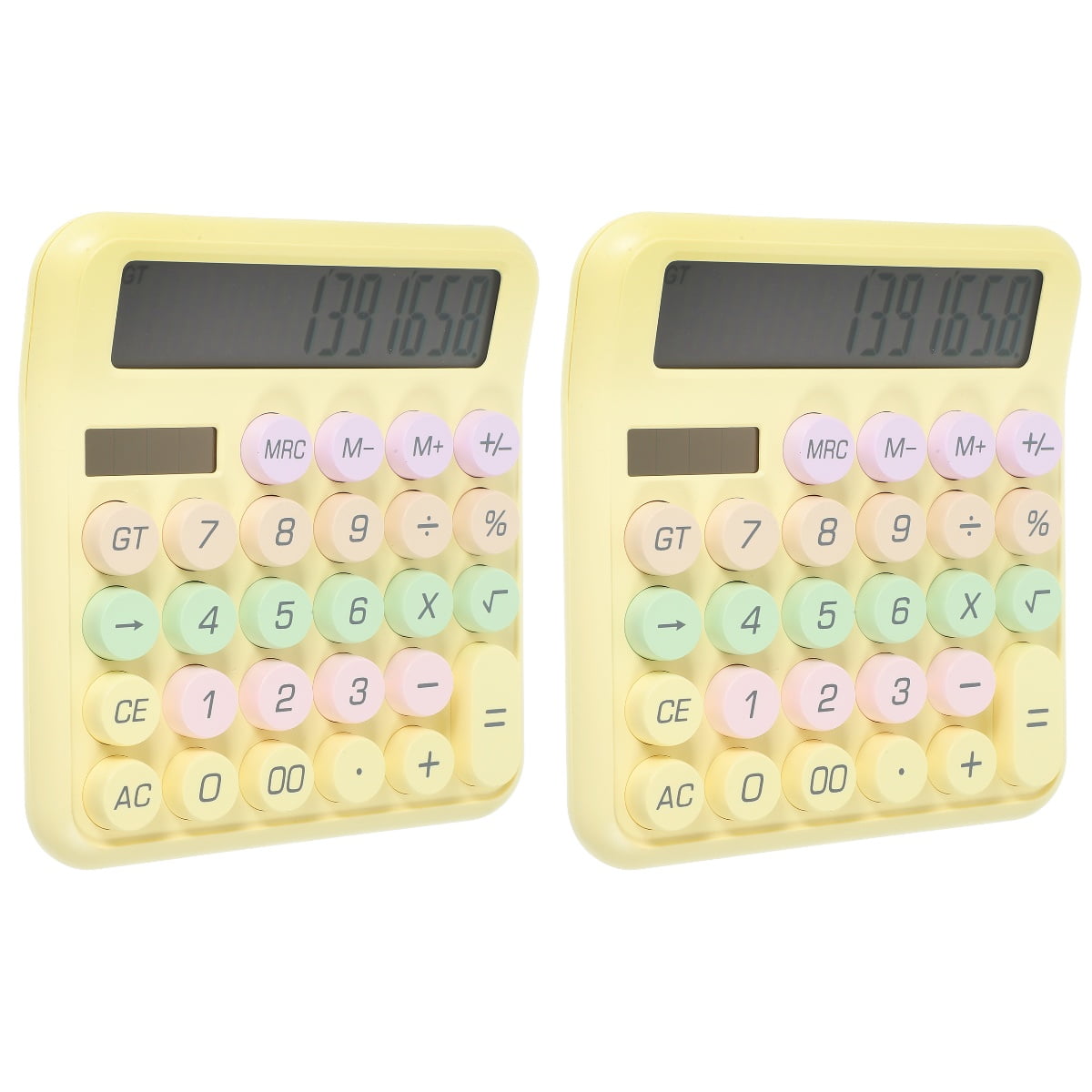 2 PCS Office Decor Cartoon Student Calculator Small Portable Child Use ...